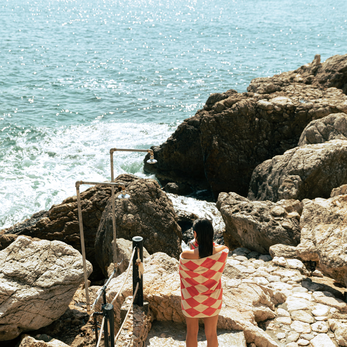 HARLEQUIN TOWEL SICILY – CASTLE