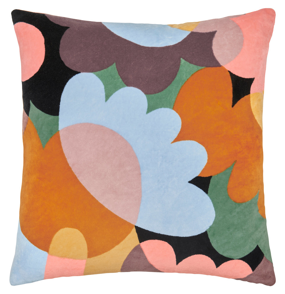 HARLEQUIN VELVET CUSHION – CASTLE
