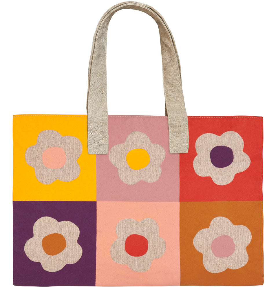 FLORAL JUMBO TOTE BAG – CASTLE