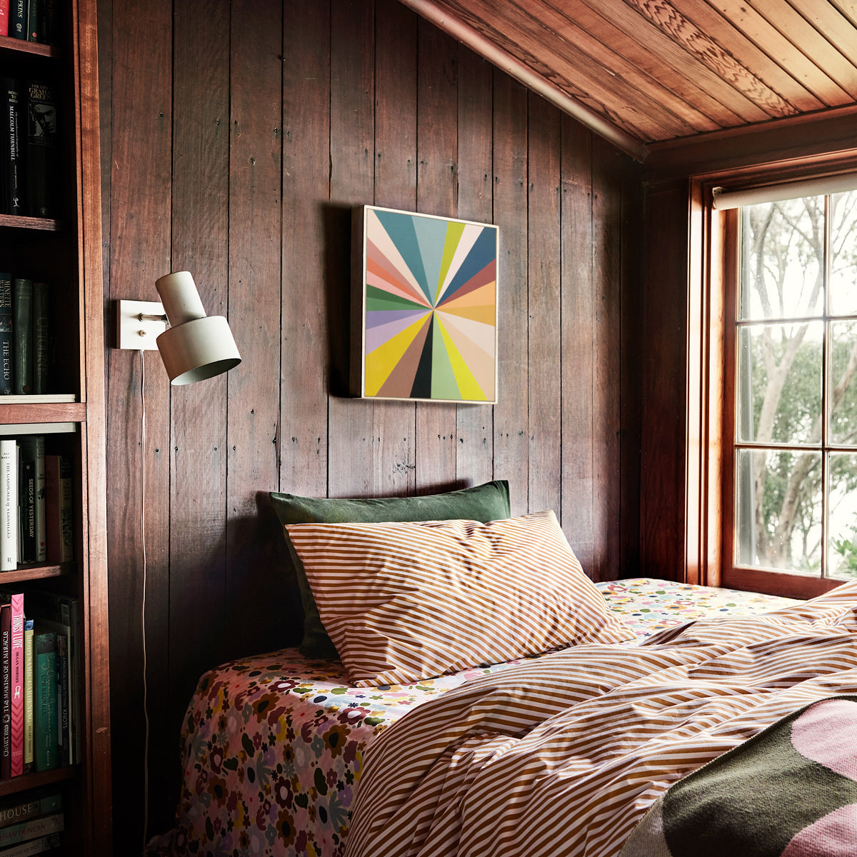 BUTTERSCOTCH STRIPE PILLOWCASE – CASTLE